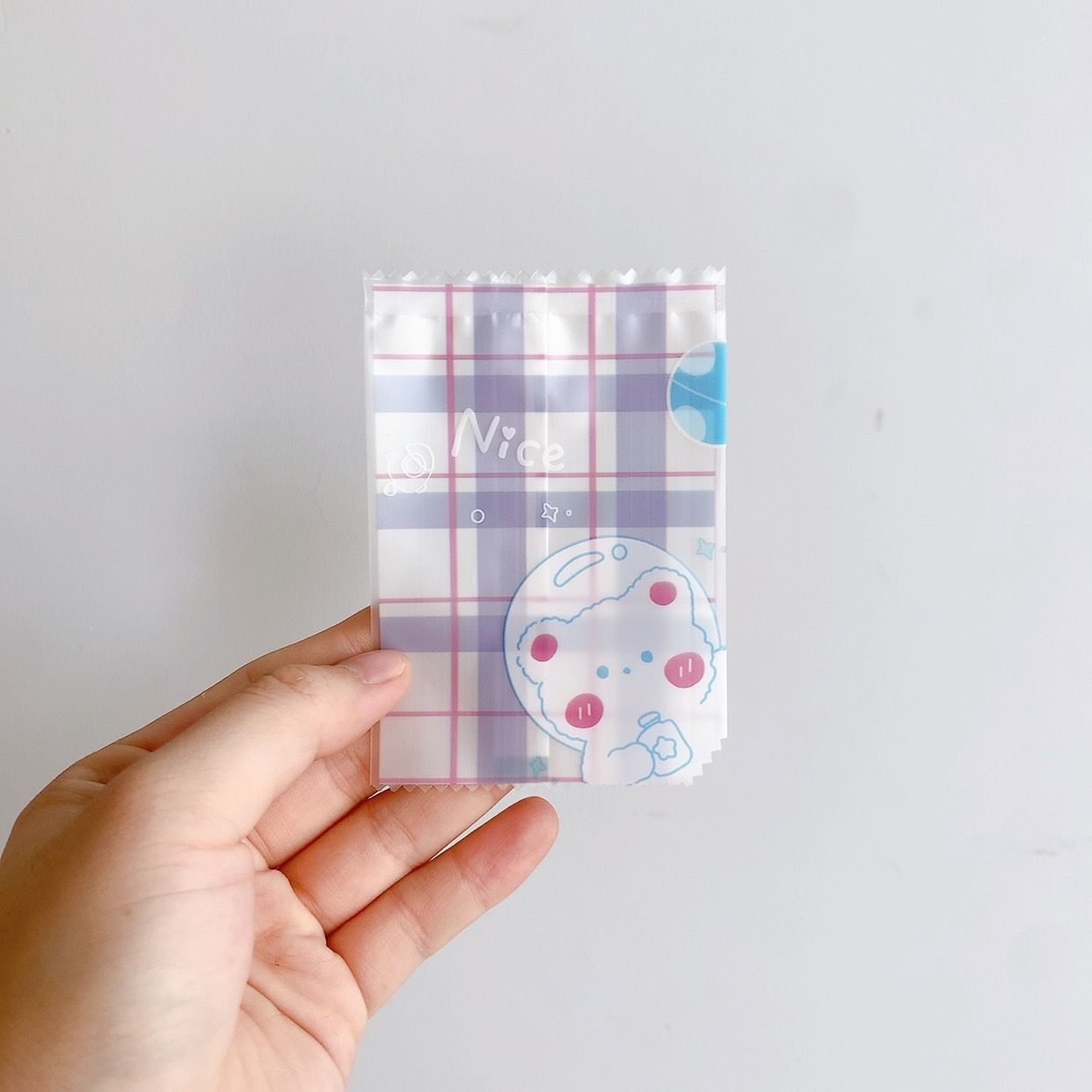 SET 100 TÚI TEDDY CARO 7 x 10 CM – BakeNabi