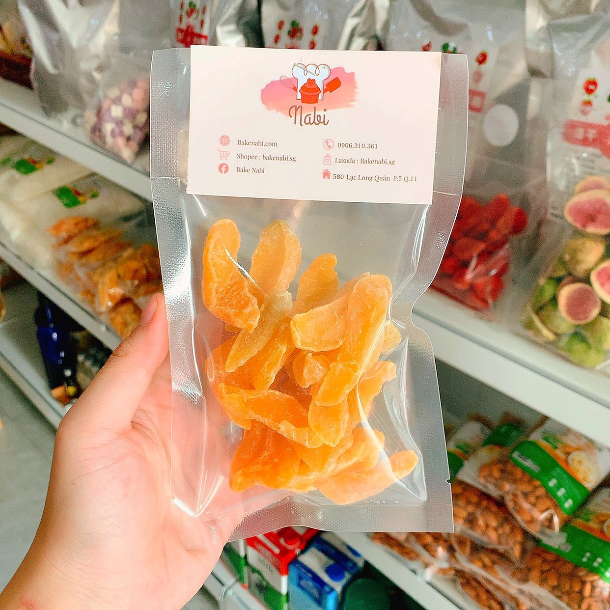 ĐÀO MIẾNG SẤY DẺO – BakeNabi