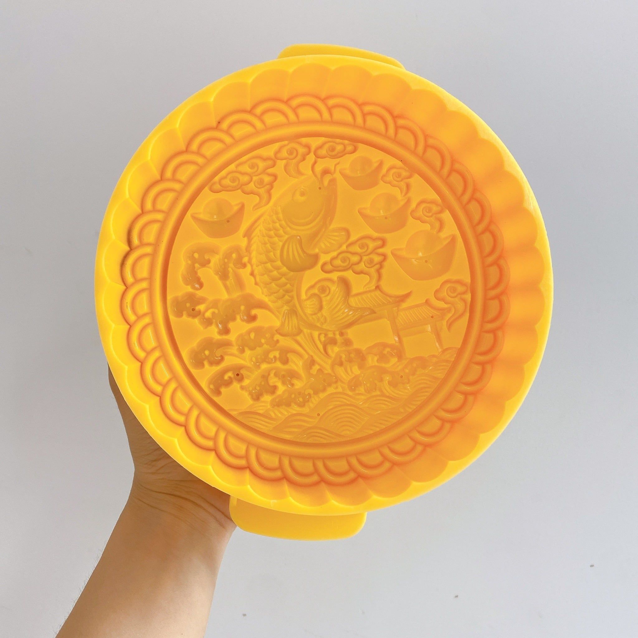 KHUÔN LÒ XO TRUNG THU THỎ/ CÁ CHÉP SIZE 600GR – BakeNabi