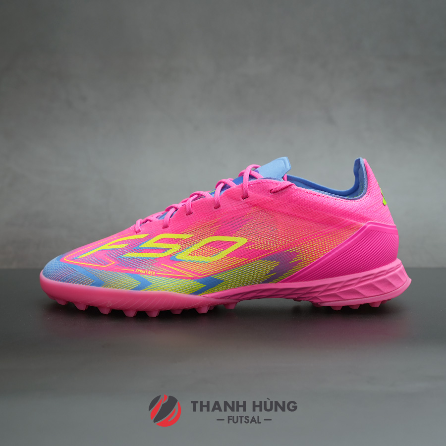 GIÀY ĐÁ BÓNG SÂN CỎ NHÂN TẠO ADIDAS F50 PRO TF - JH6416 - HỒNG – Thanh Hùng Futsal