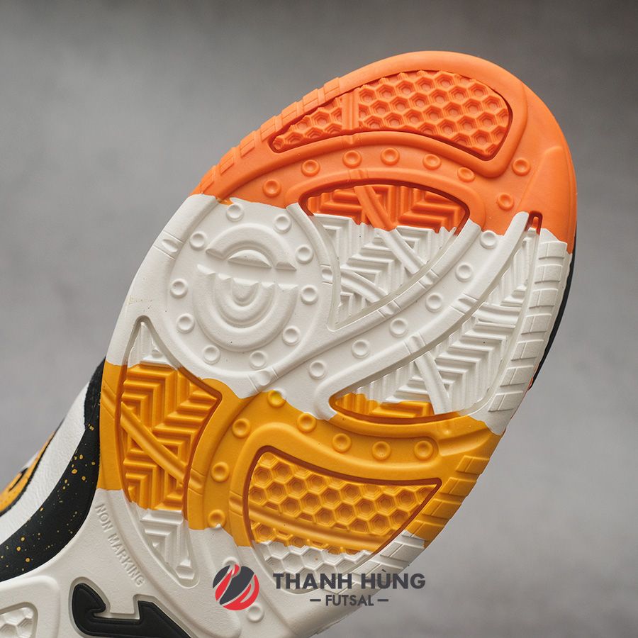 GIÀY ĐÁ BÓNG SÂN FUTSAL JOMA TOP FLEX IN 2302 - TRẮNG/CAM – Thanh Hùng ...