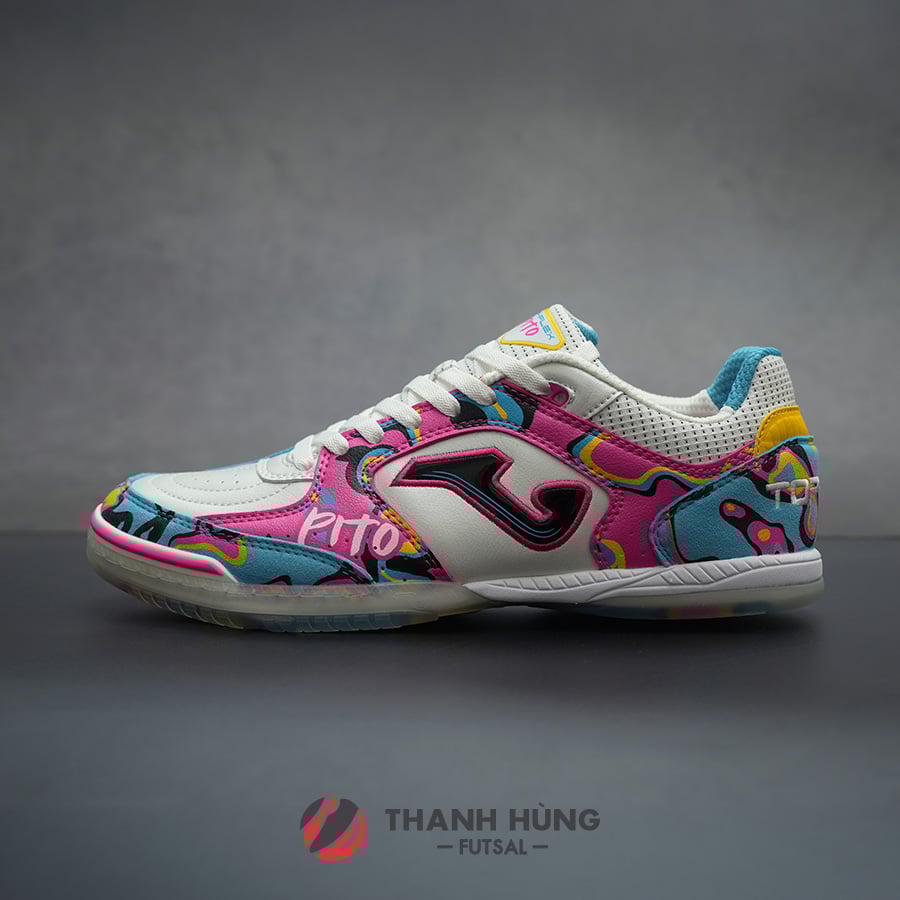 GIÀY ĐÁ BÓNG SÂN FUTSAL JOMA TOP FLEX PITO IN 2462 - TRẮNG/HỒNG – Thanh ...