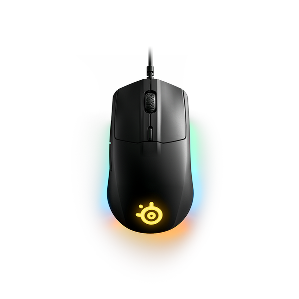 SteelSeries RIVAL 3 Wired Gaming Mouse with TrueMove Sensor and Prism ...