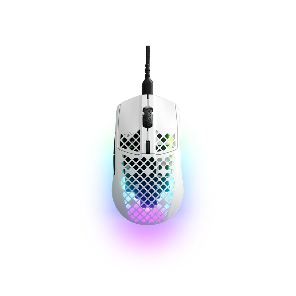 SteelSeries AEROX 3 Wired Ultra Lightweight Super-Fast Mouse with Aqu ...