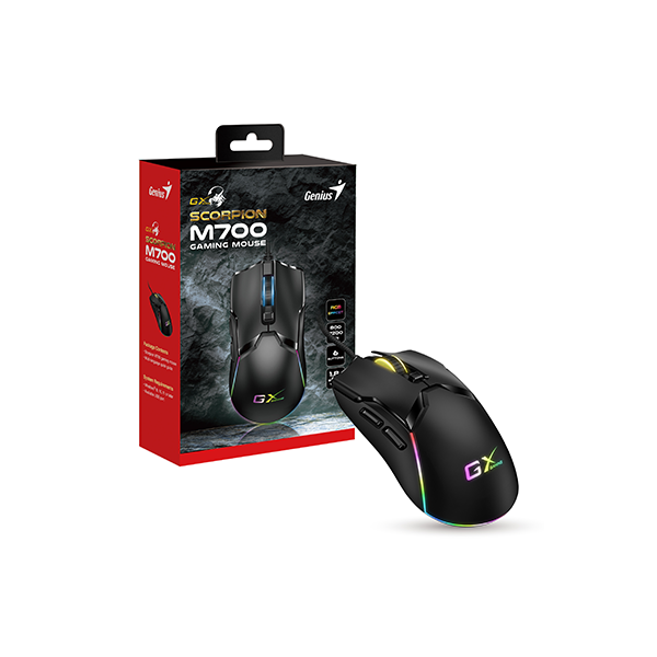 Genius Scorpion M700 Wired Gaming Mouse with RGB lightning MeKo ...
