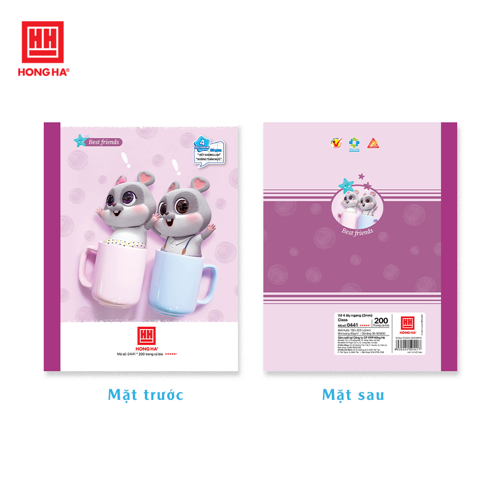 Tập Vở Best Friend KN 200 Trang Hồng Hà – Sách Khánh Hòa