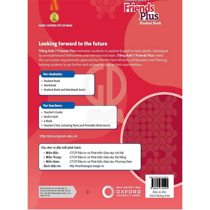 Tiếng Anh 7 - Friends Plus - Student Book - Chân Trời Sáng Tạo – Sách Khánh Hòa