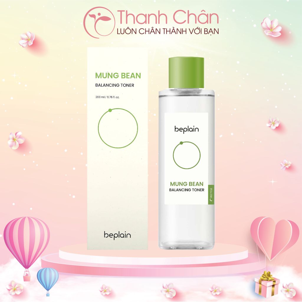 Nước hoa hồng Beplain Mung Bean Balancing Toner 200ml Thanh Chân ...