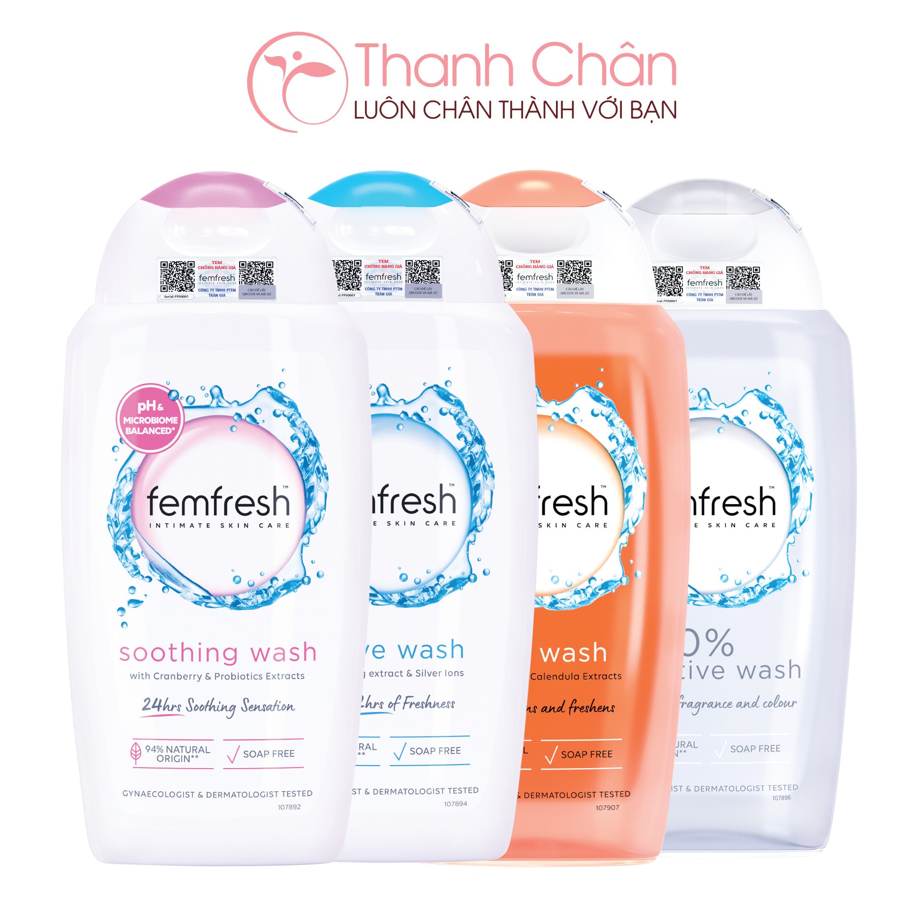 Dung Dịch Vệ Sinh Phụ Nữ Femfresh Wash 250ml Thanh Chân Cosmetics cửa ...
