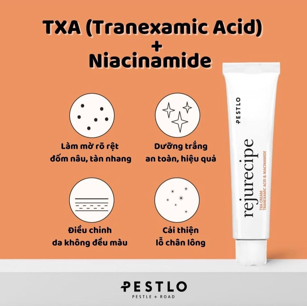 Kem dưỡng trắng PESTLO Rejurecipe TXA Cream 30ml Thanh Chân Cosmetics ...