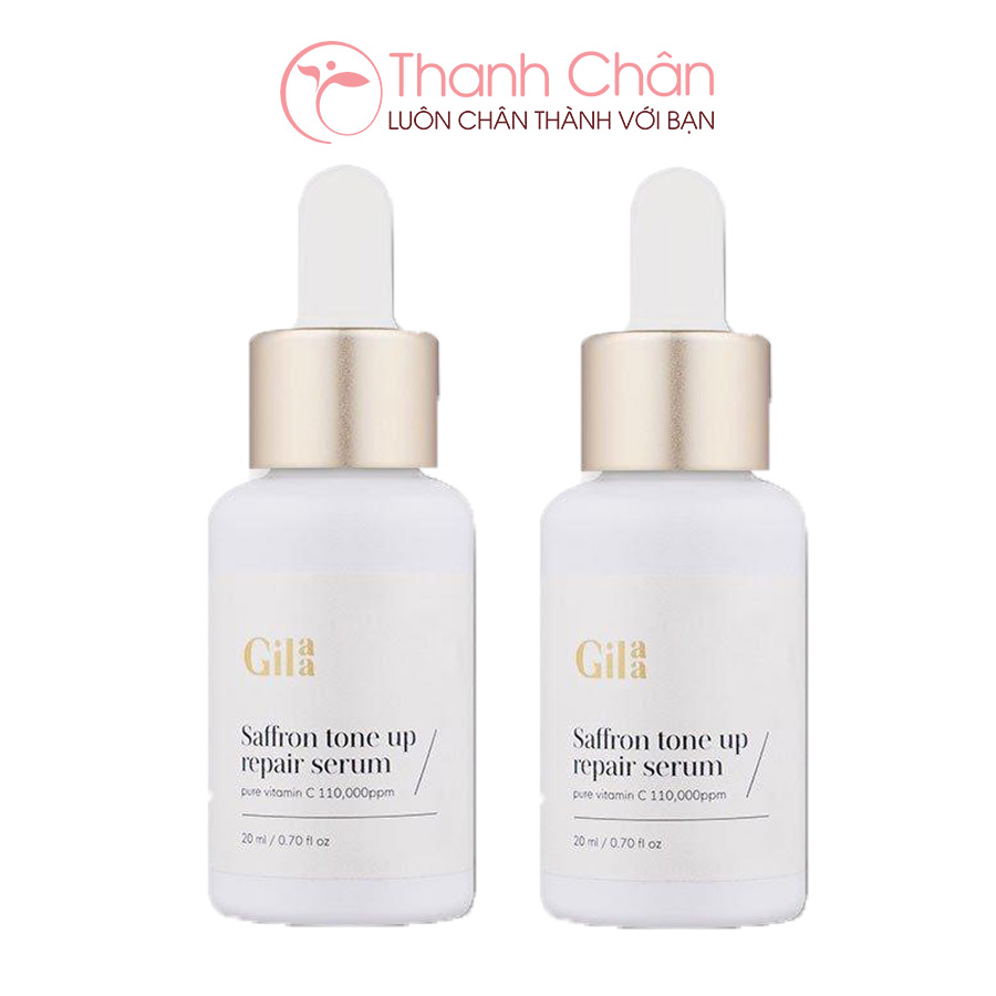 GILAA SAFFRON TONE UP REPAIR SERUM (20ml) Thanh Chân Cosmetics cửa hàng ...