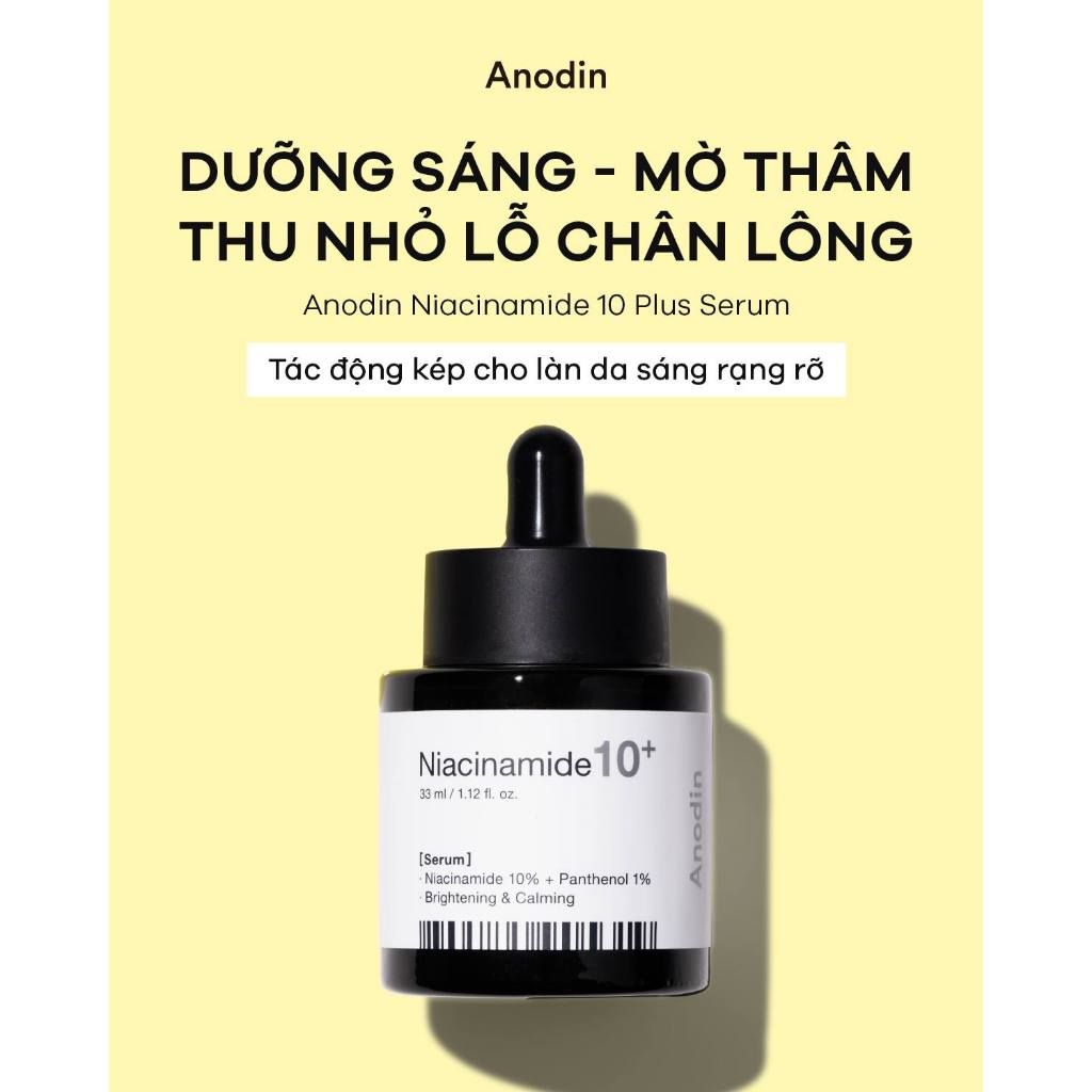 Tinh chất dưỡng trắng, mờ thâm Anodin Niacinamide 10 Plus 33ml Thanh ...