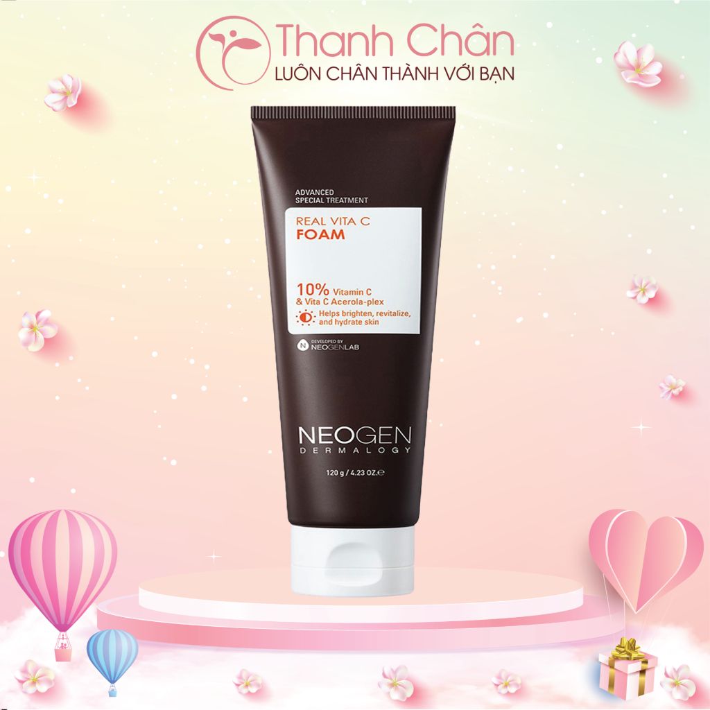 Sữa Rửa Mặt Neogen Real Vita C Foam 120g Thanh Chân Cosmetics cửa hàng ...