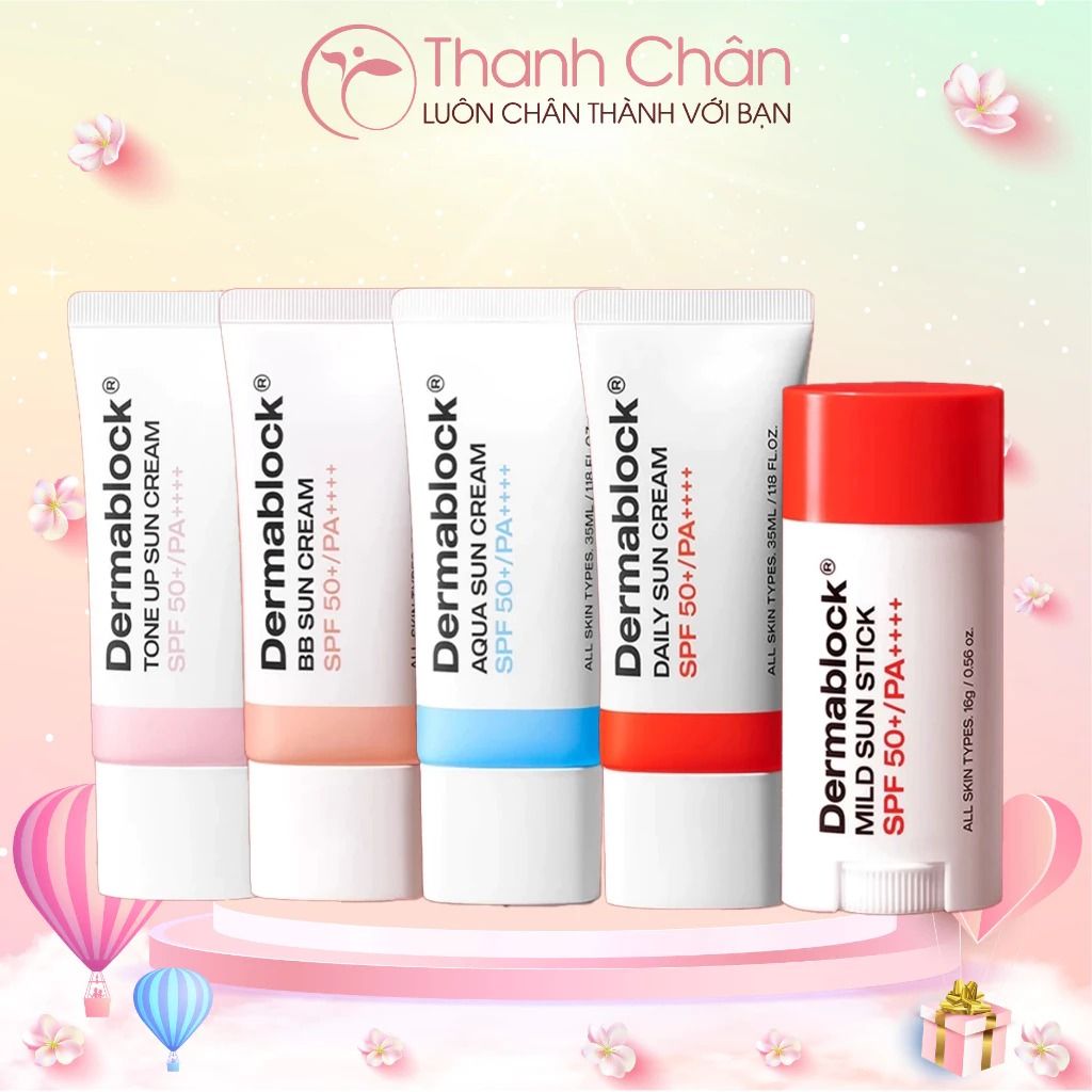 Kem chống nắng Dermablock Sun Cream SPF50+ PA++++ 35ml Thanh Chân ...