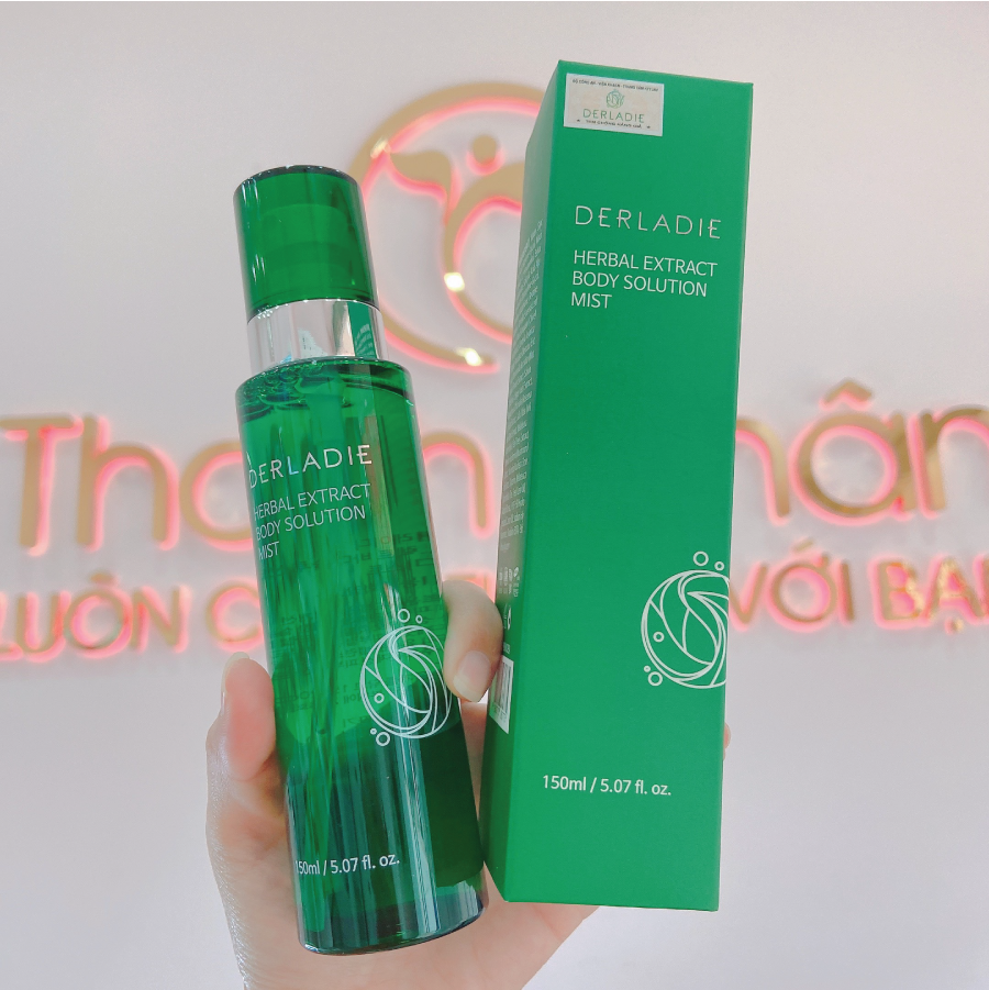 Xịt mụn lưng Derladie Herbal Extract Body Solution Mist 150ml Thanh Chân Cosmetics cửa hàng mỹ ...