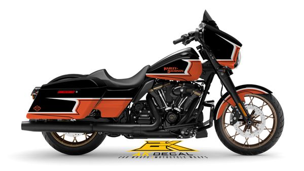 HARLEY DAVIDSON STREET GLIDE - DEMO 03 – AK DECAL