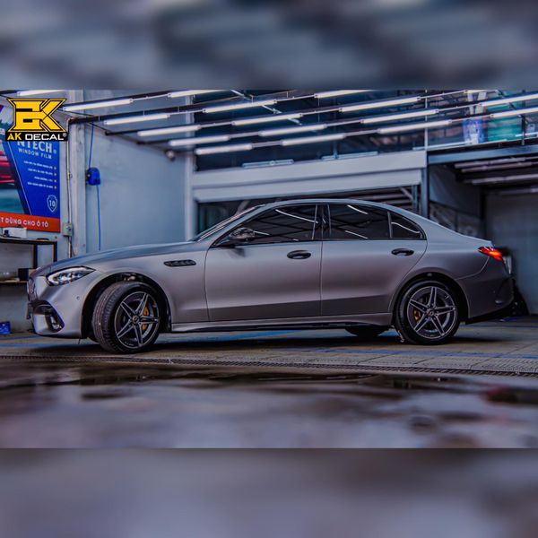 MERCEDES C300 - 11 WRAP GREY – AK DECAL
