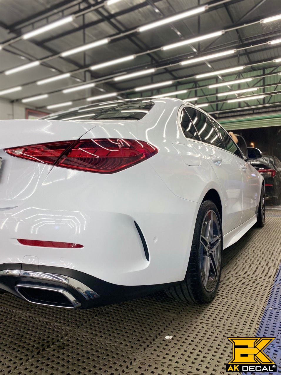 MERCEDES C300 - 09 WRAP WHITE – AK DECAL