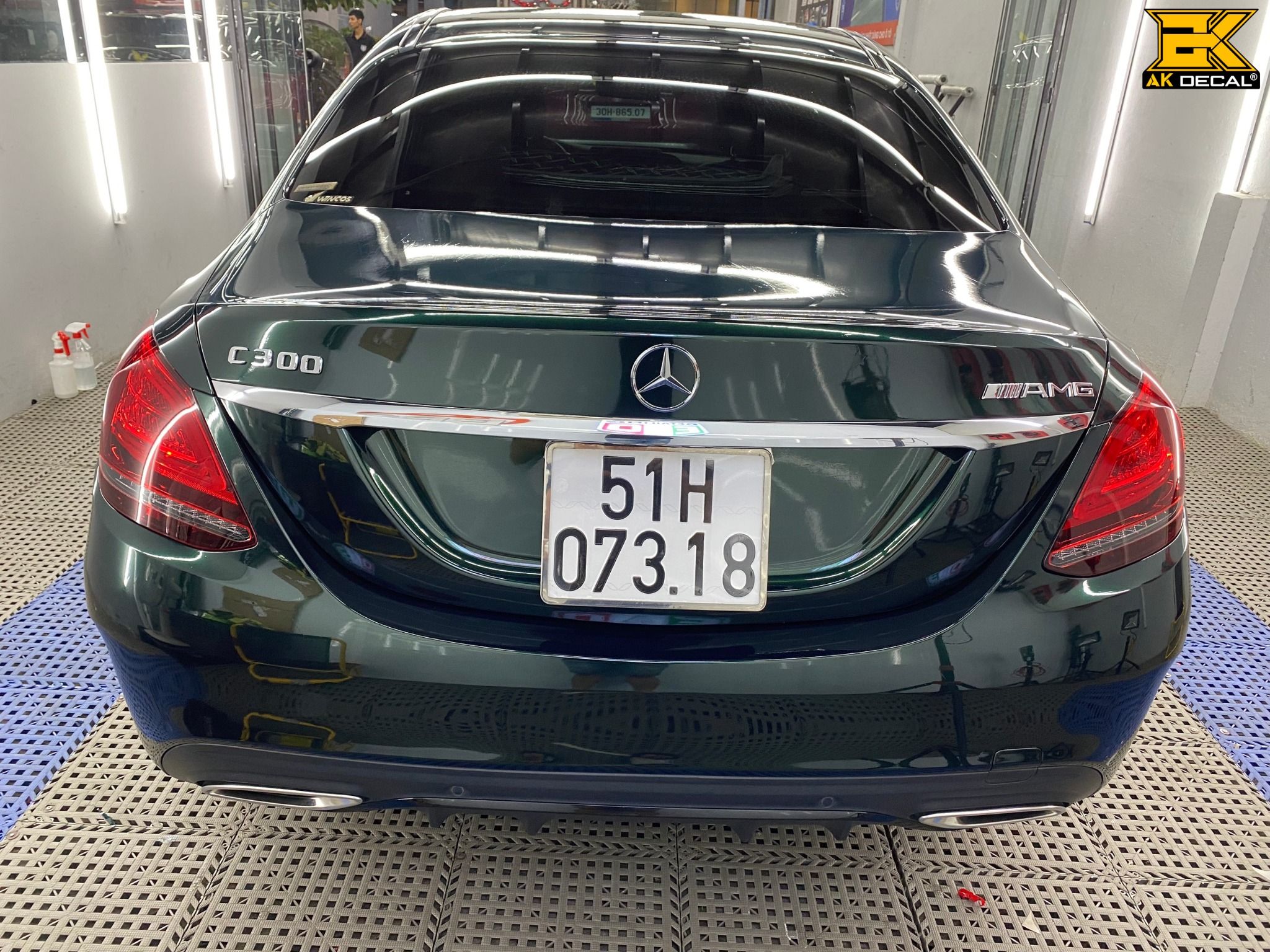 MERCEDES C300 - 10 WRAP GREEN – AK DECAL