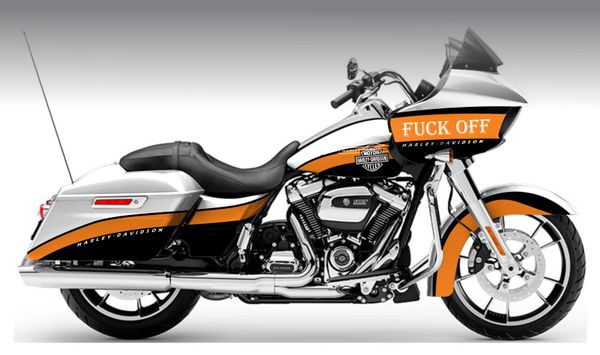 HARLEY DAVIDSON ROAD GLIDE - demo 04 – AK DECAL