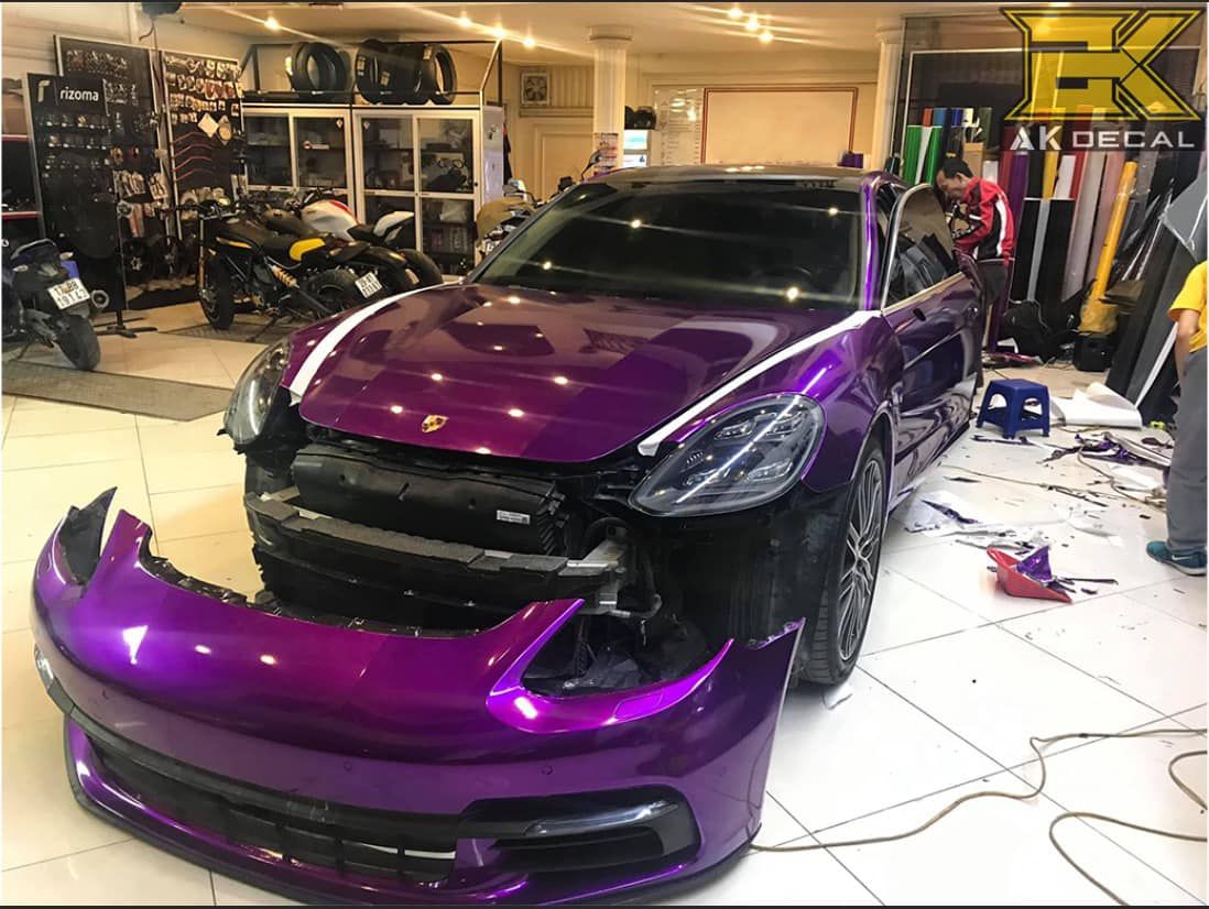 PORSCHE PANAMERA - 04 WRAP PURPLE – AK DECAL