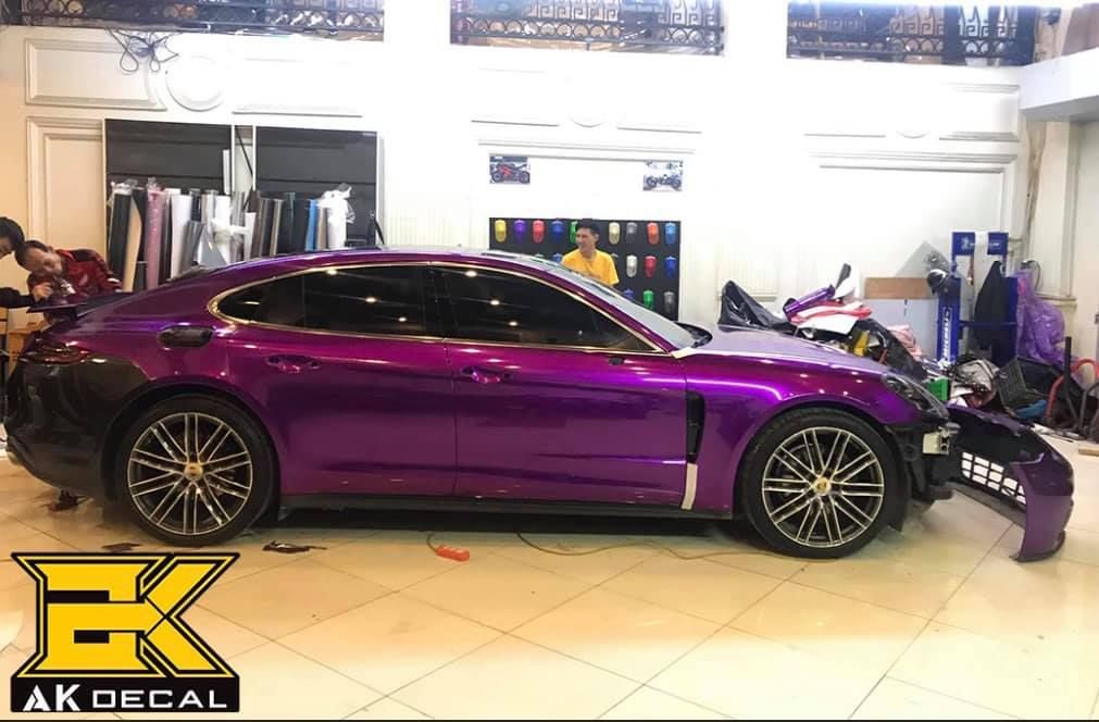 PORSCHE PANAMERA - 04 WRAP PURPLE – AK DECAL