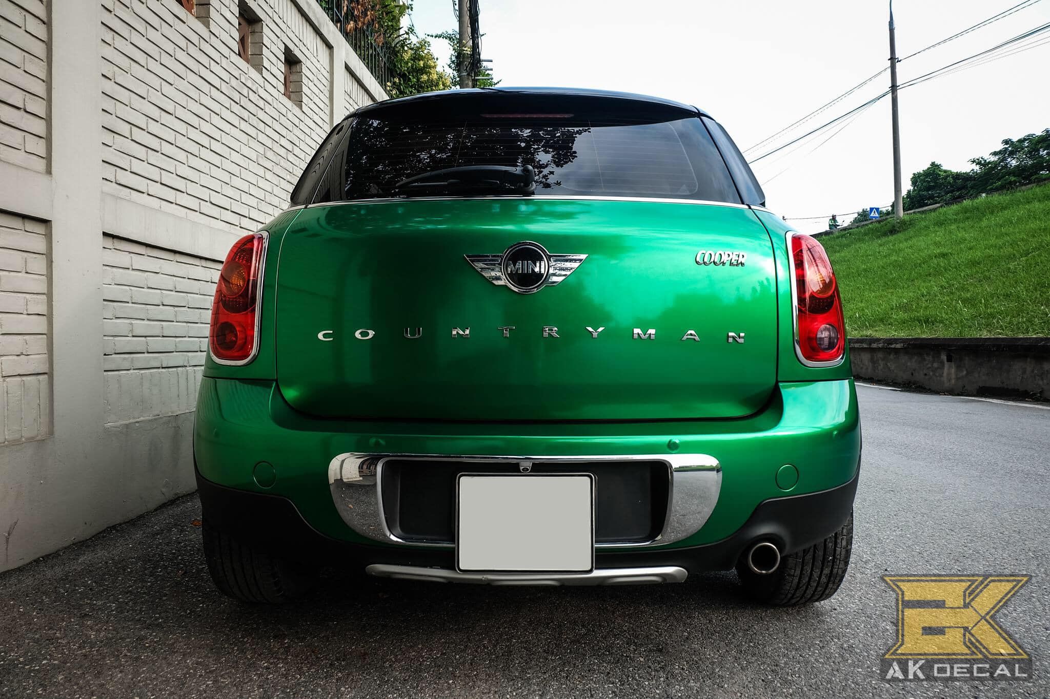 MINI COOPER COUNTRYMAN - 01 WRAP GREEN – AK DECAL