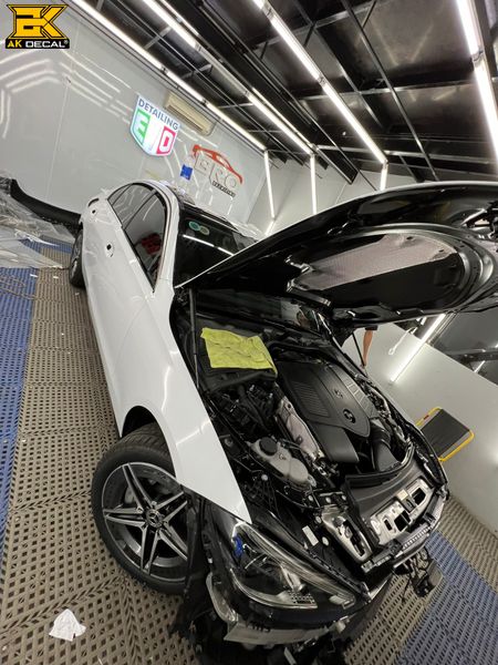 MERCEDES C300 - 09 WRAP WHITE – AK DECAL