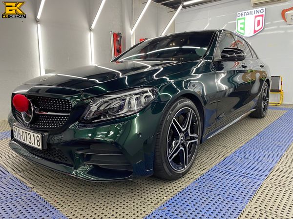 MERCEDES C300 - 10 WRAP GREEN – AK DECAL