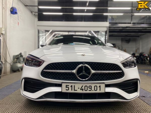 MERCEDES C300 - 09 WRAP WHITE – AK DECAL