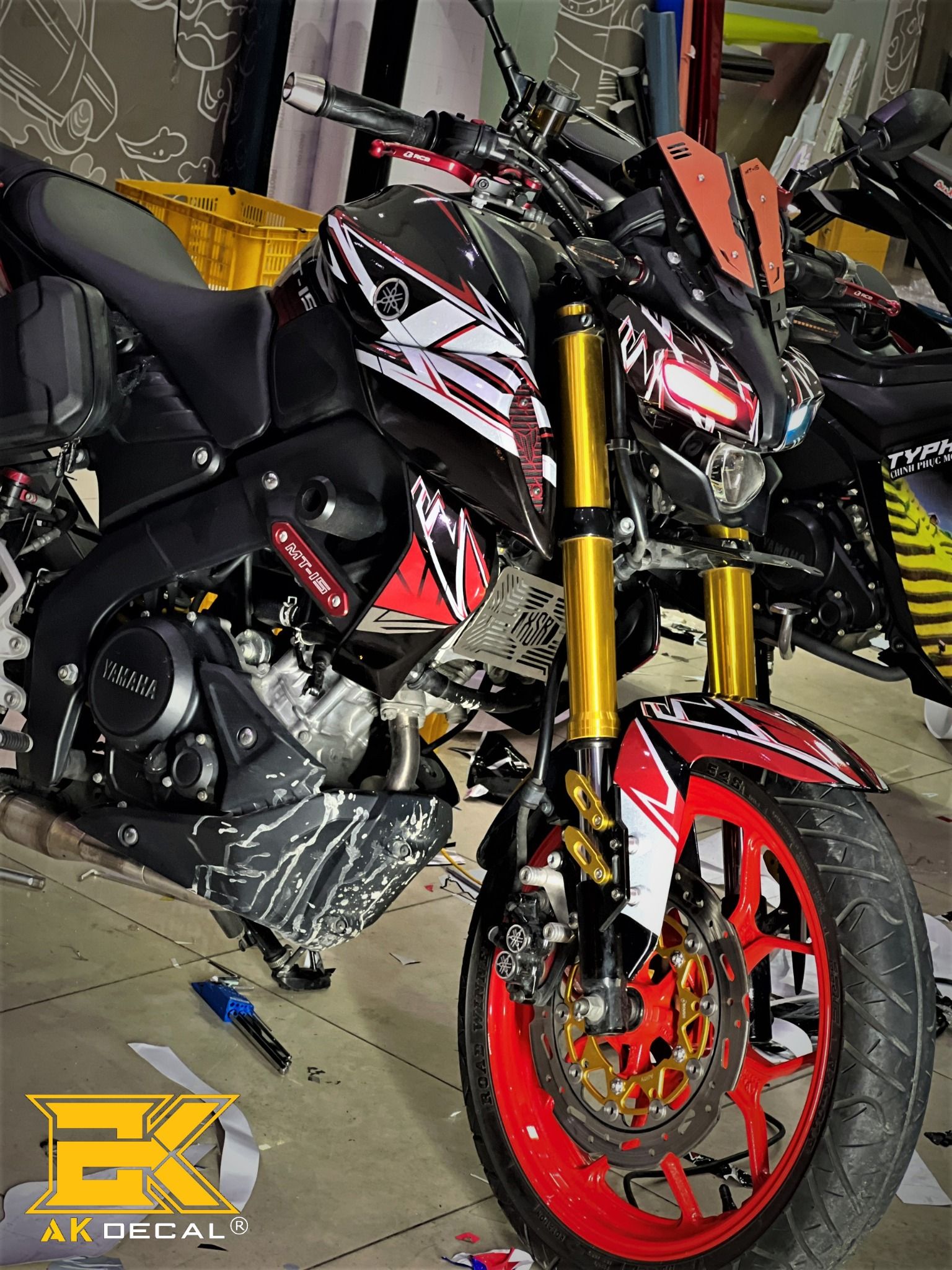 YAMAHA MT15 - 310822 – AK DECAL