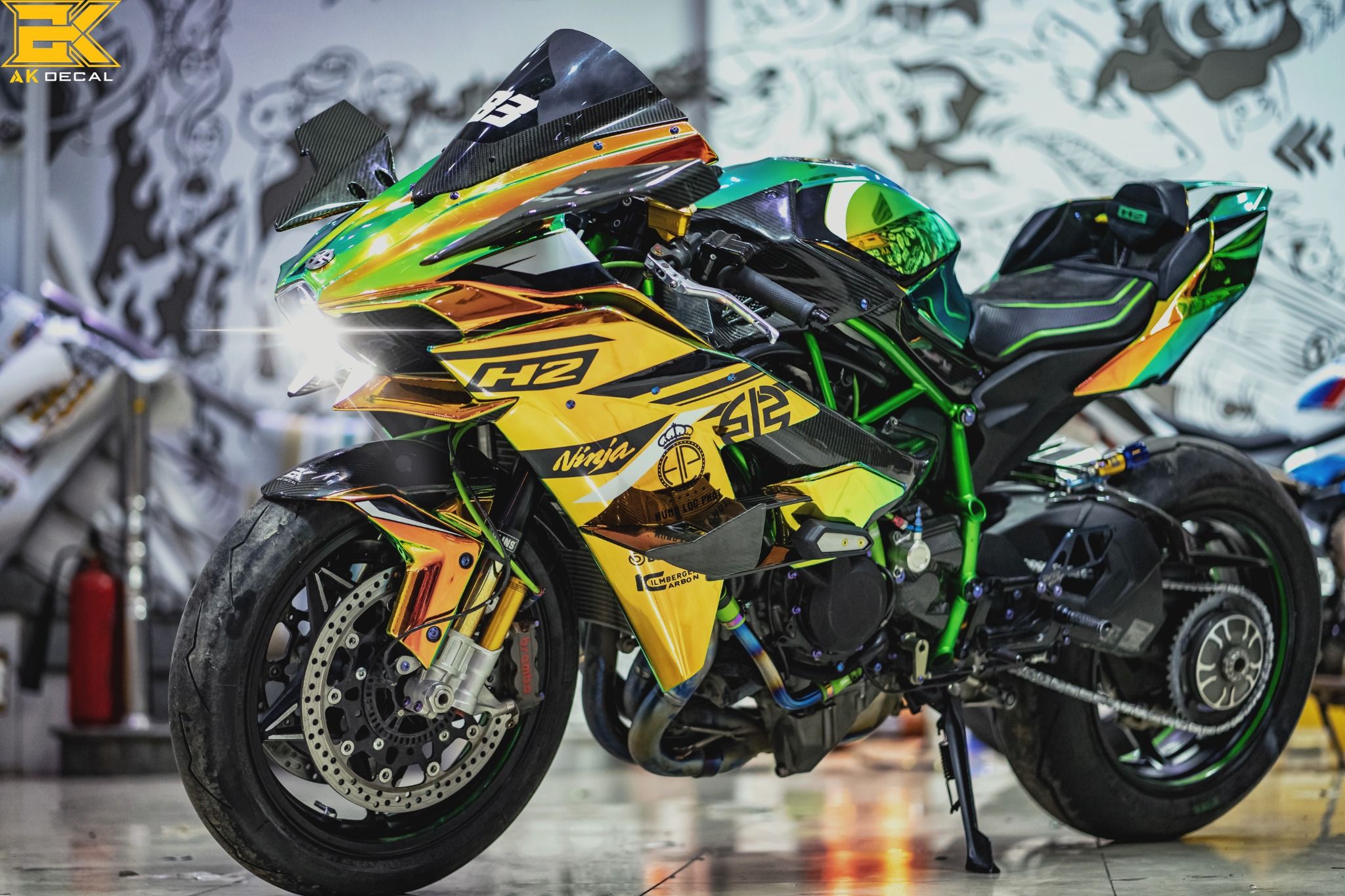 KAWASAKI NINJA H2 - 210422 – AK DECAL