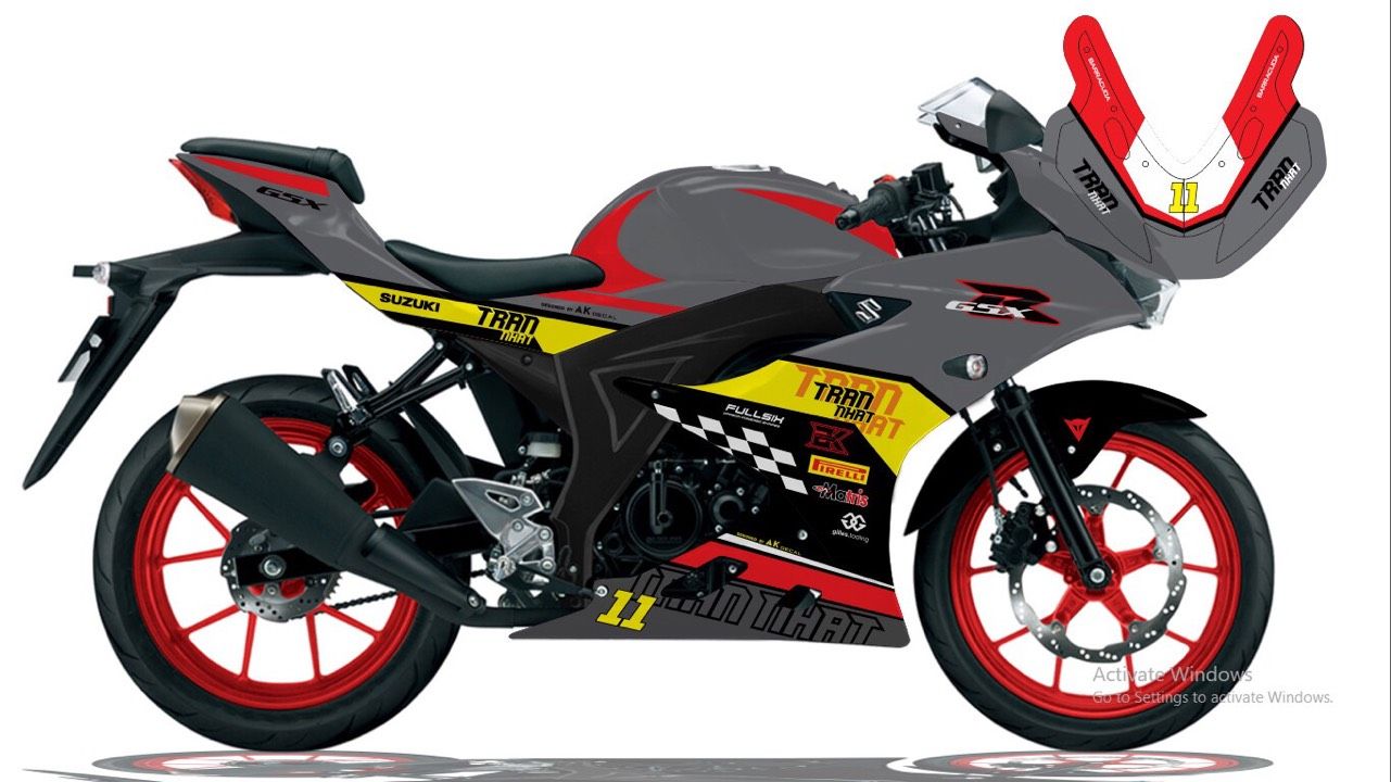 SUZUKI GSX R150 - DEMO 27 – AK DECAL