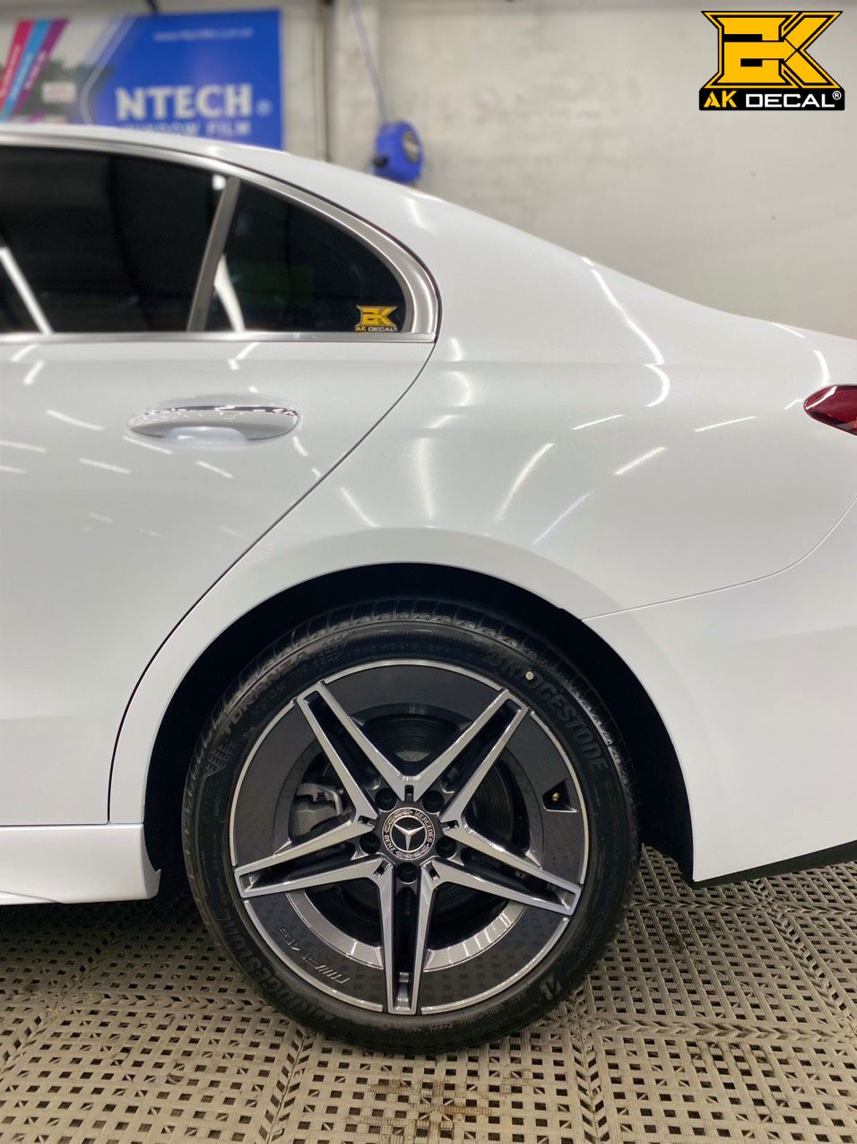 MERCEDES C300 - 09 WRAP WHITE – AK DECAL