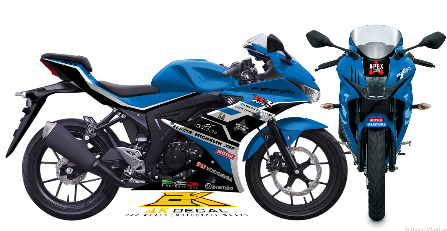 SUZUKI GSX R150 - DEMO 09 – AK DECAL