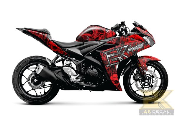 YAMAHA R3 - DEMO 09 – AK DECAL