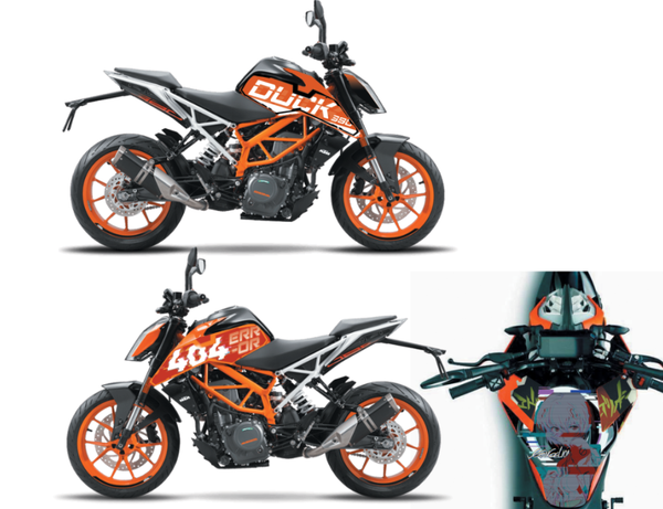 KTM DUKE 390 - DEMO 10 – AK DECAL
