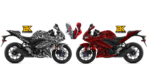 YAMAHA R3 - DEMO 20 – AK DECAL