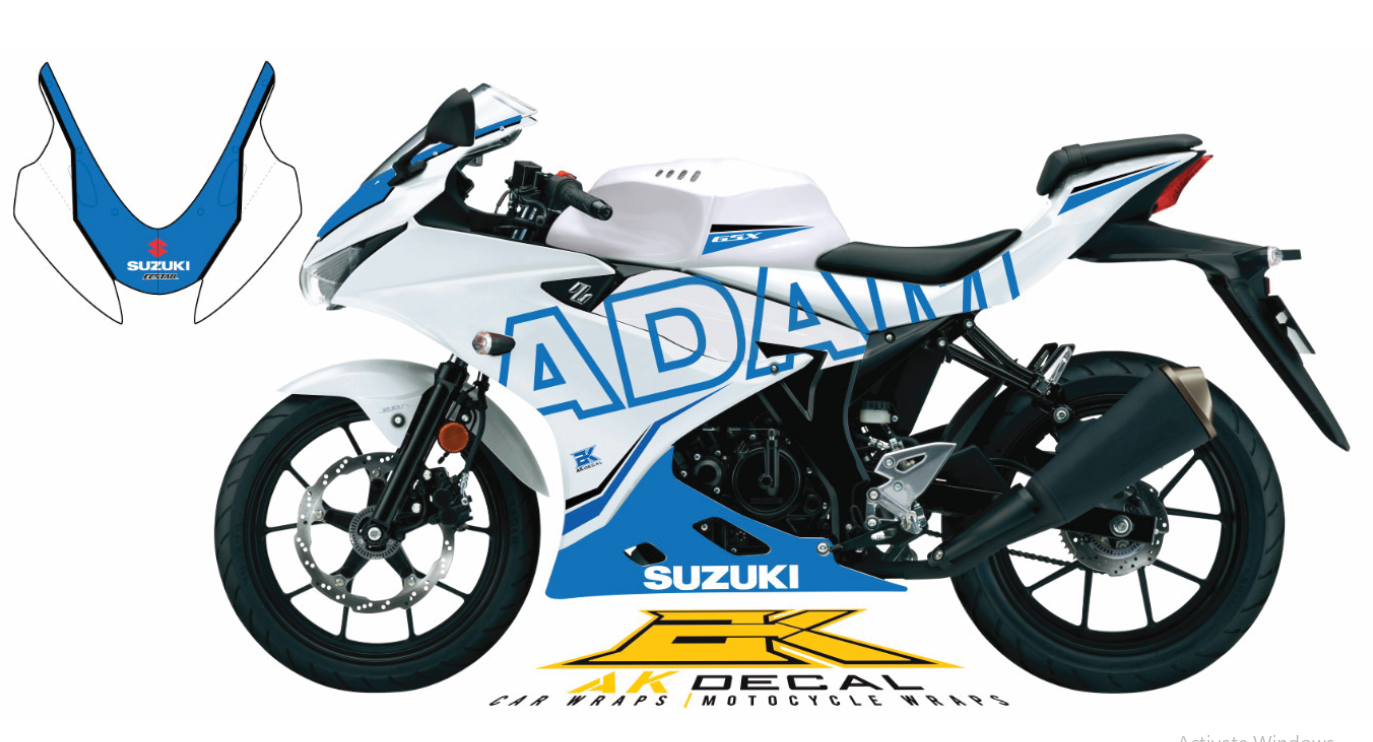 SUZUKI GSX R150 - DEMO 22 – AK DECAL