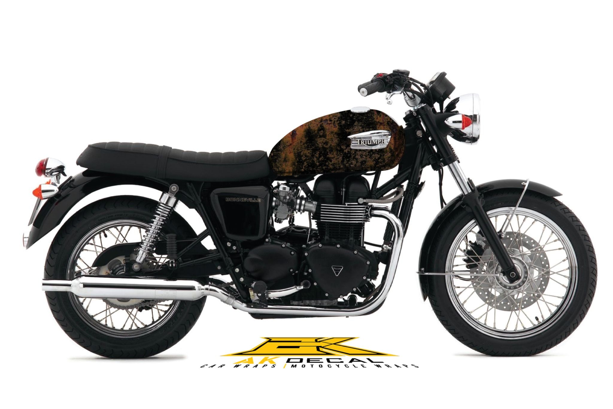 TRIUMPH BONNEVILLE - T100 - DEMO 01 – AK DECAL