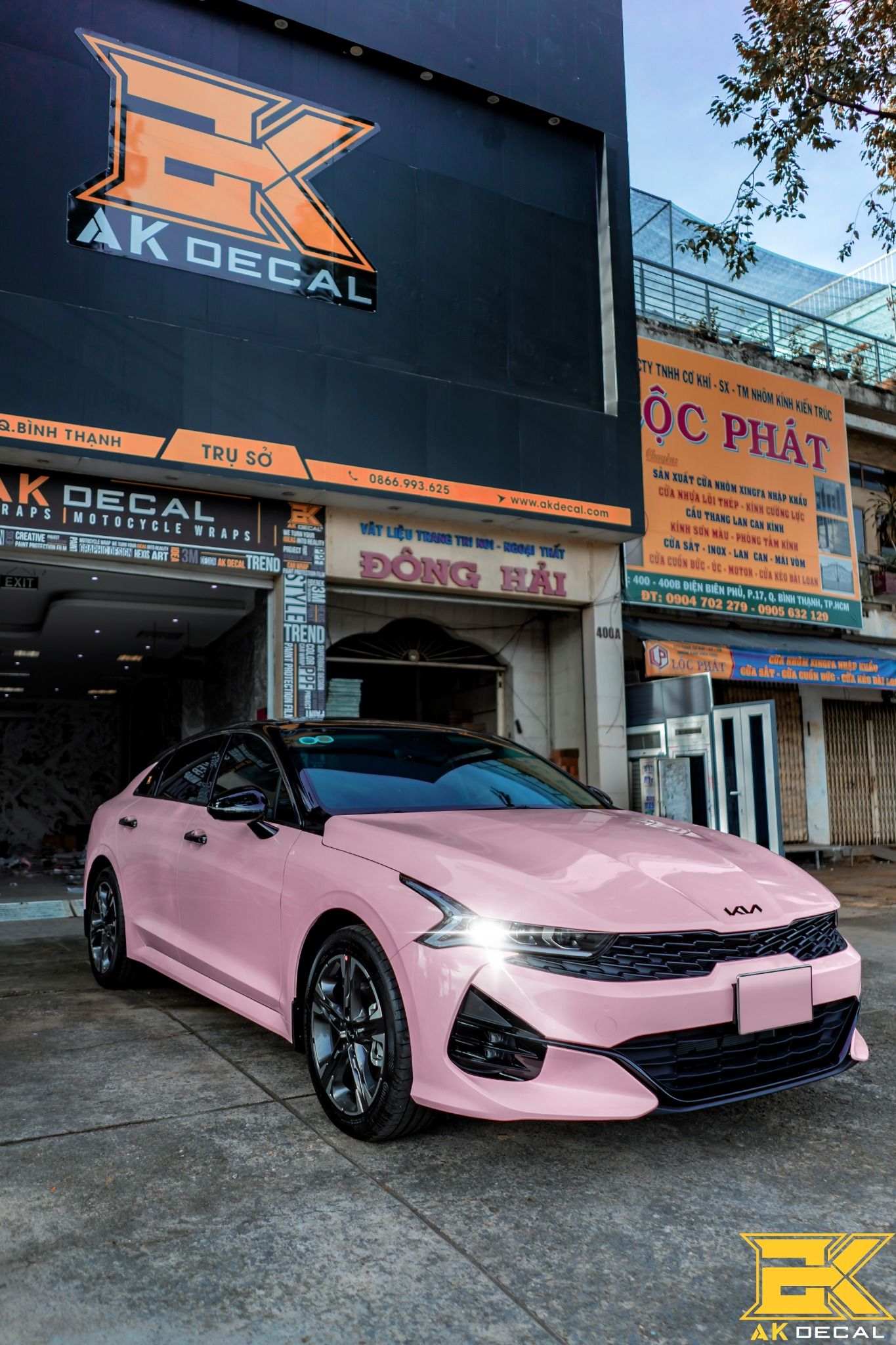 KIA K5 - 100722 WRAP PINK – AK DECAL