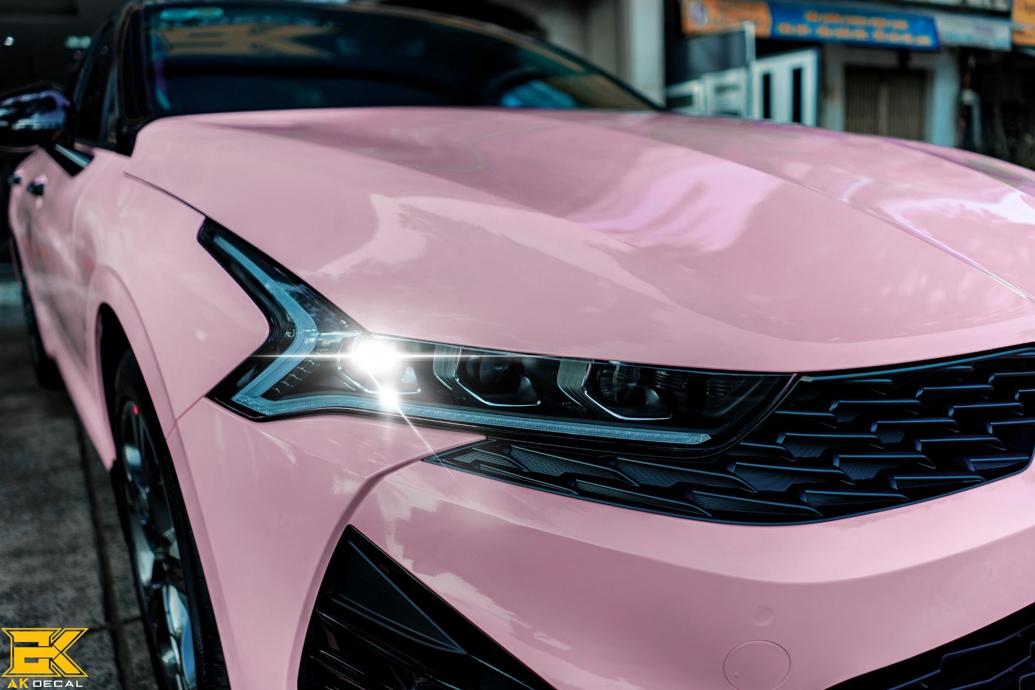 KIA K5 - 100722 WRAP PINK – AK DECAL
