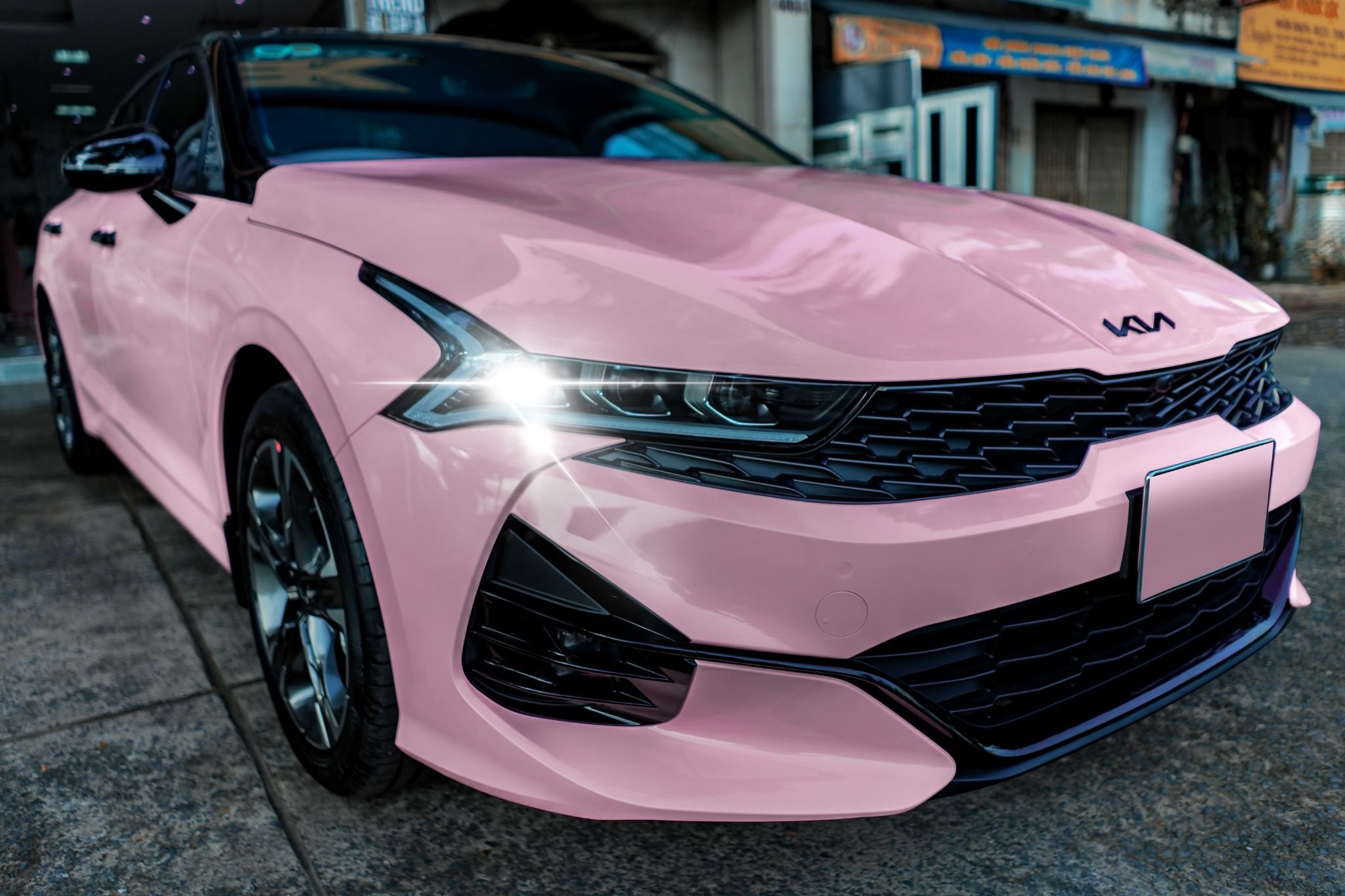 KIA K5 - 100722 WRAP PINK – AK DECAL