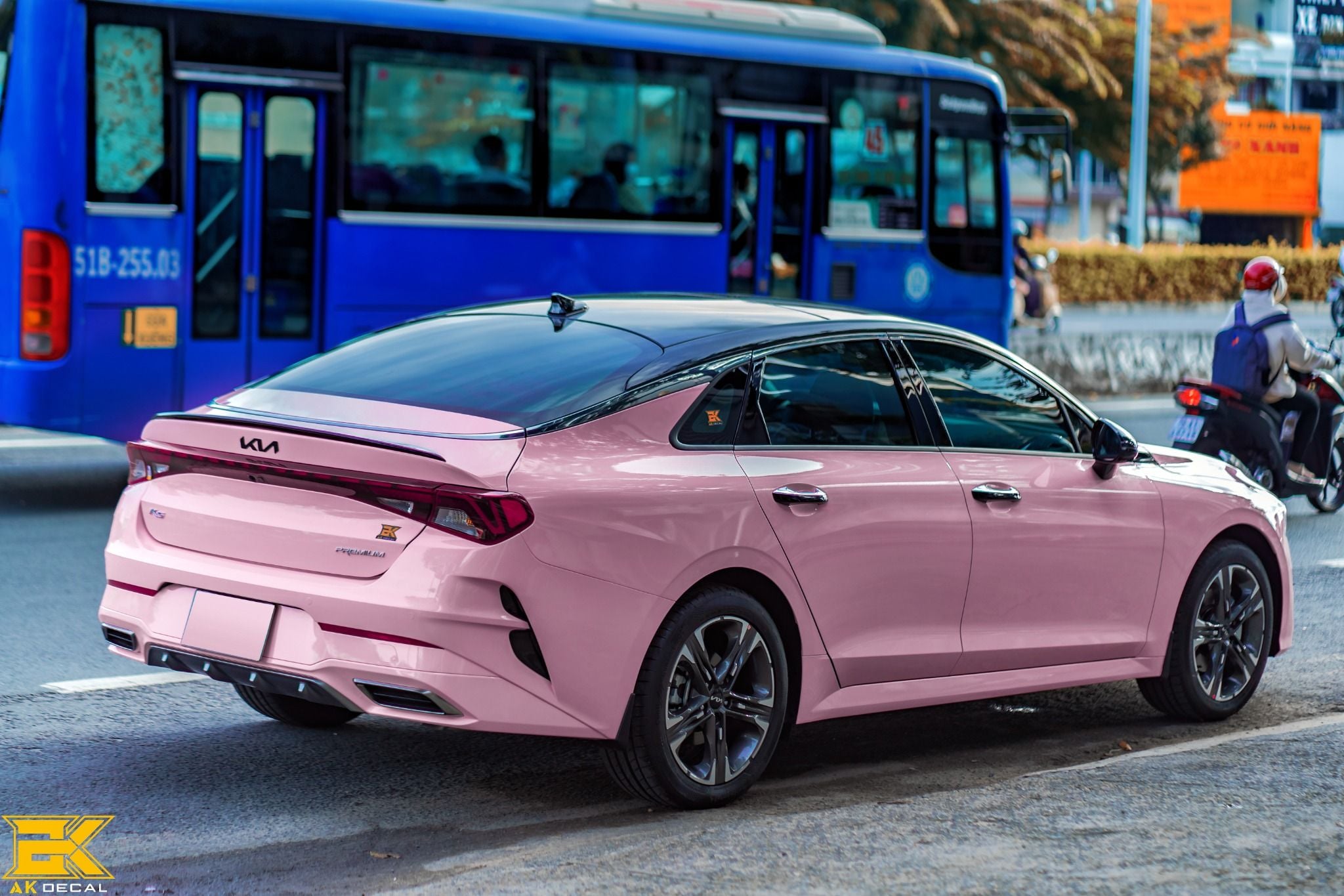 KIA K5 - 100722 WRAP PINK – AK DECAL