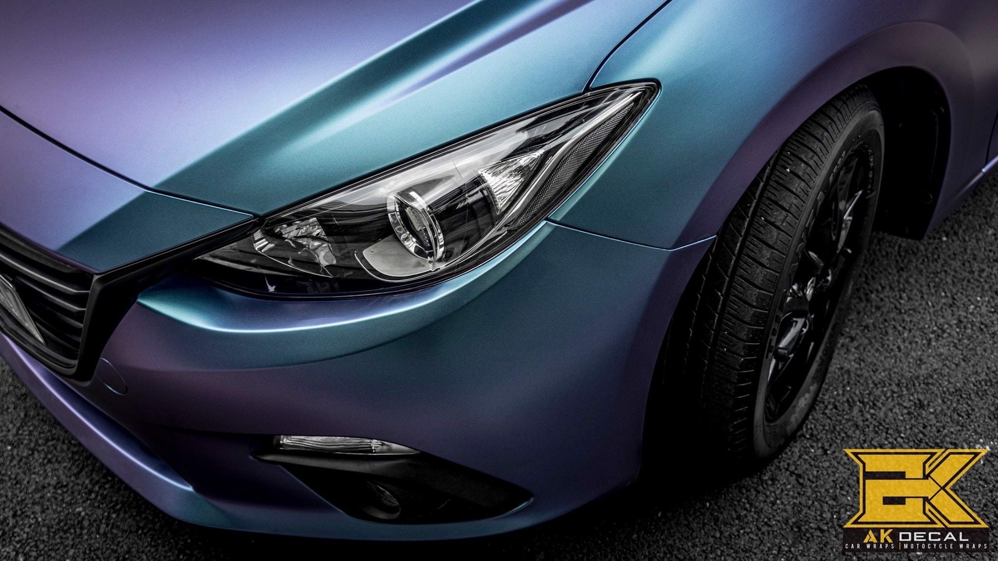 WRAP BLUE - MAZDA 3 – AK DECAL
