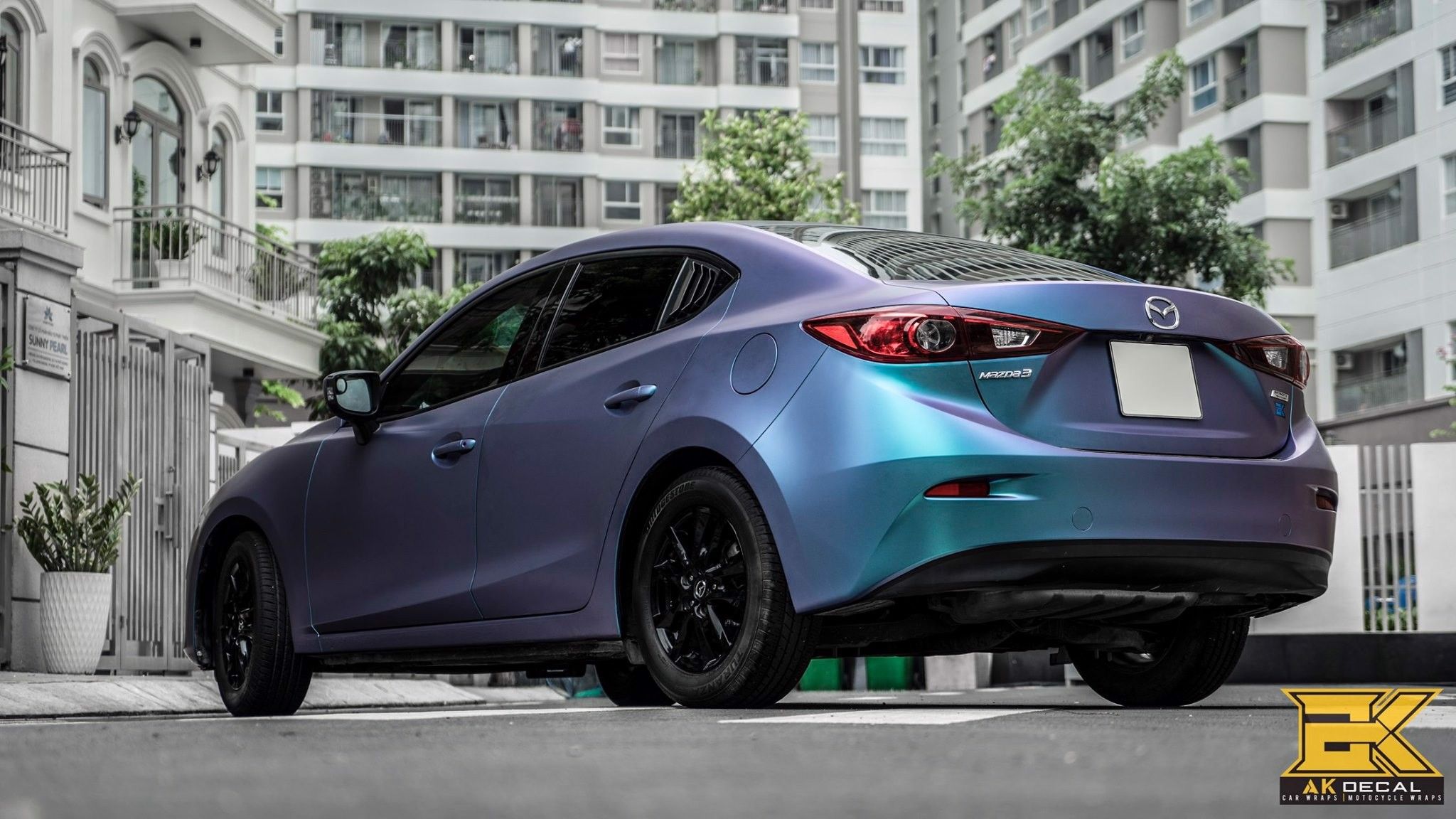 WRAP BLUE - MAZDA 3 – AK DECAL