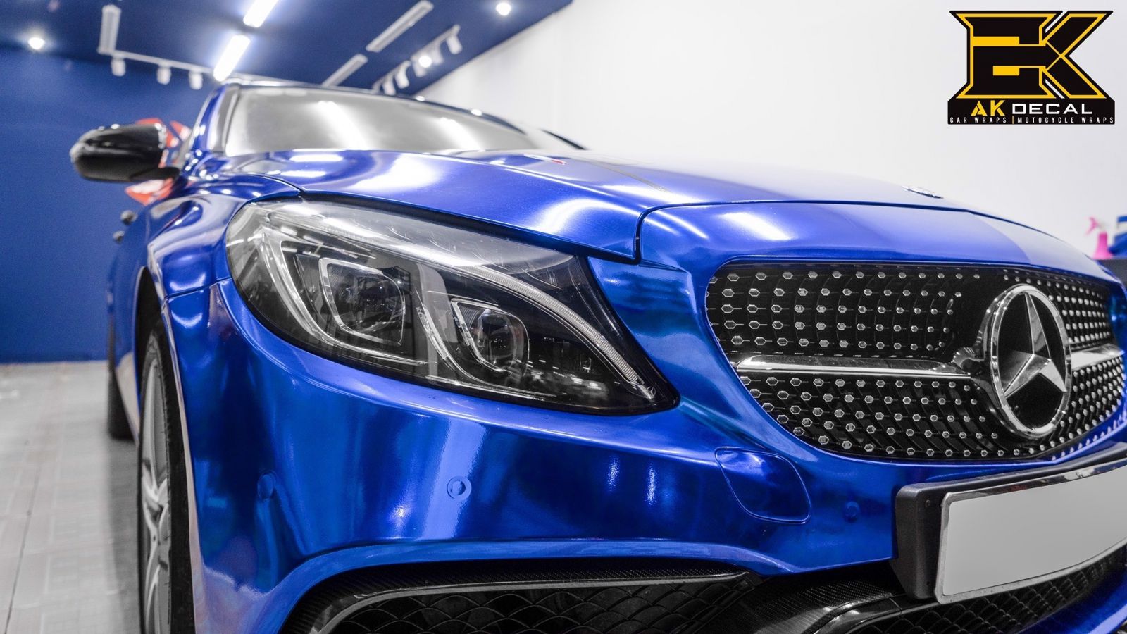 BLUE CANDY - MERCEDES C250 – AK DECAL