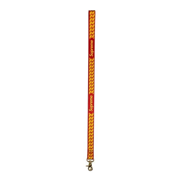 Keychain Supreme Cuban Links Lanyard (Red) – Heat Factory