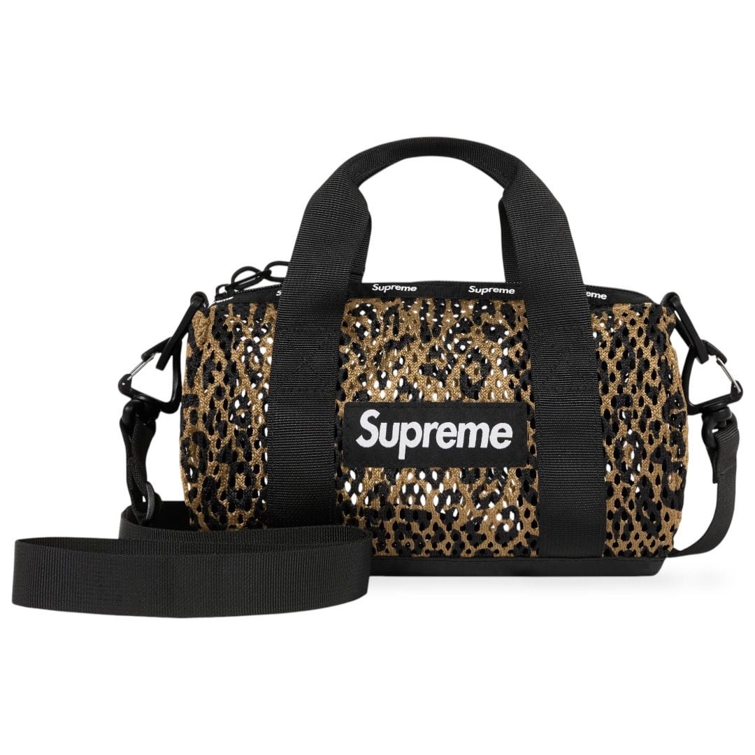 Supreme Mini Duffle Bag Mesh (Leopard) – Heat Factory