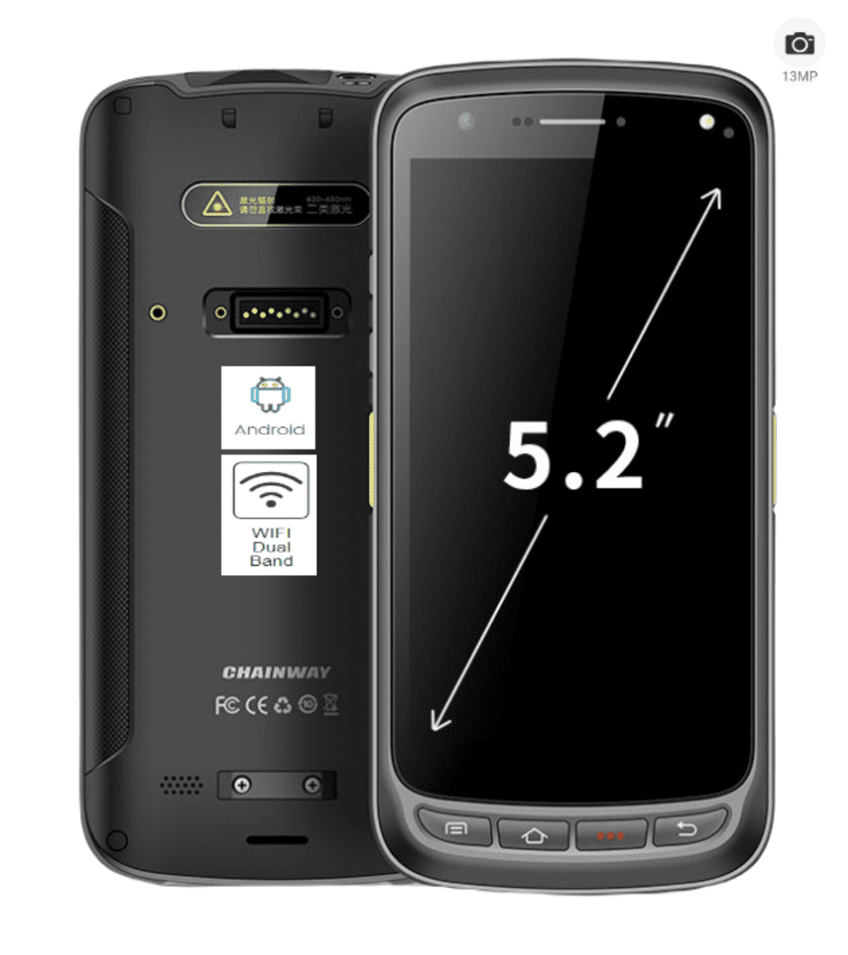 Đầu đọc RFID UHF Chainway C72 - Đầu đọc thẻ RFID chính hãng